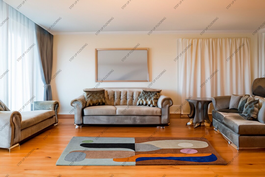 Designer Hand Tufted Wool Area Rug Modern Area Rug Handmade Area Rug ...