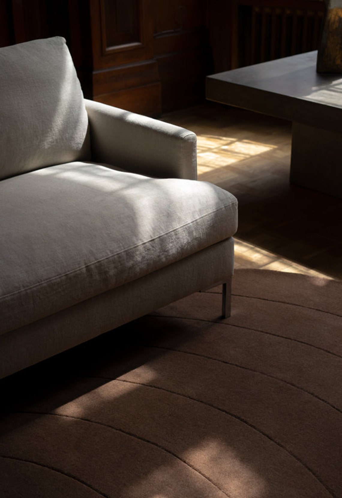 Hand Tufted Kidney Shape Modern Wool Handmade Area Rug Hand - Etsy