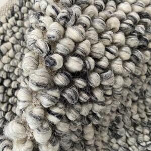 Hand-knitted Chunky Wool Indoor Area Rug - Etsy