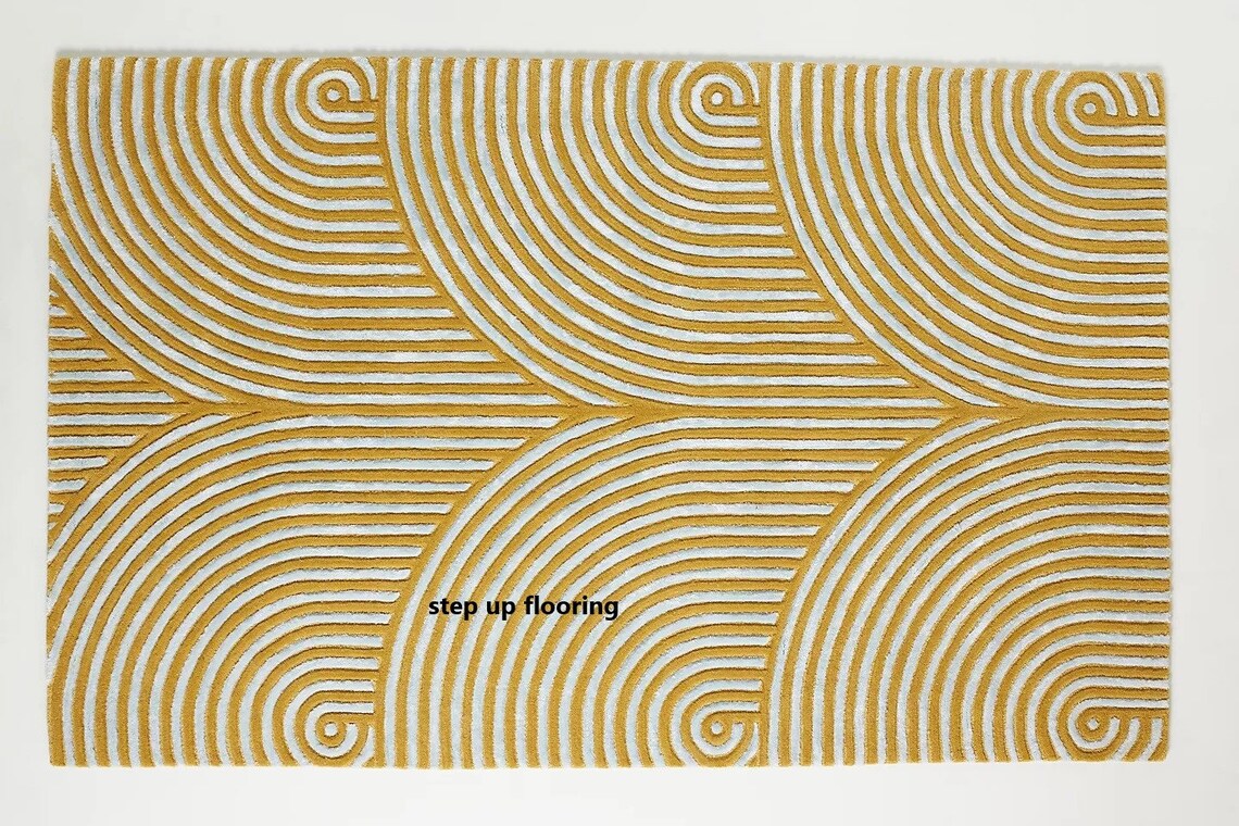 Designer Hand Tufted Wool Area Rug Modern Area Rug Handmade - Etsy