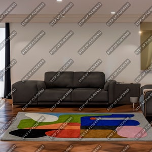 New Modern Hand Tufted Texture Braelyn Southwest Southwestern - Etsy