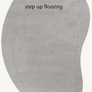 Hand Tufted Kidney Shape Modern Wool Handmade Area Rug Hand - Etsy