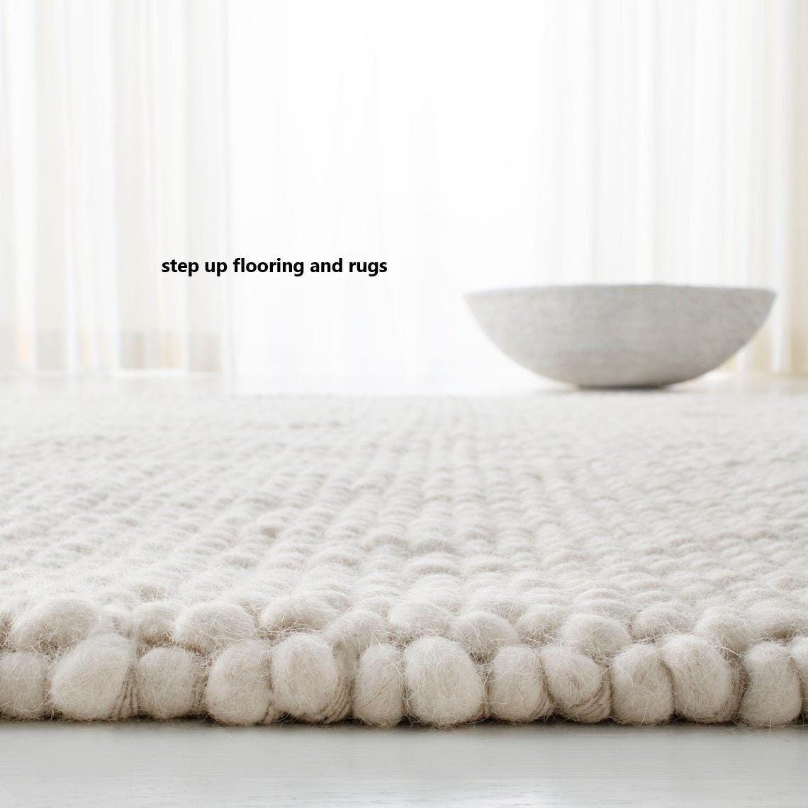 Hand-knitted Chunky Wool Indoor Area Rug - Etsy