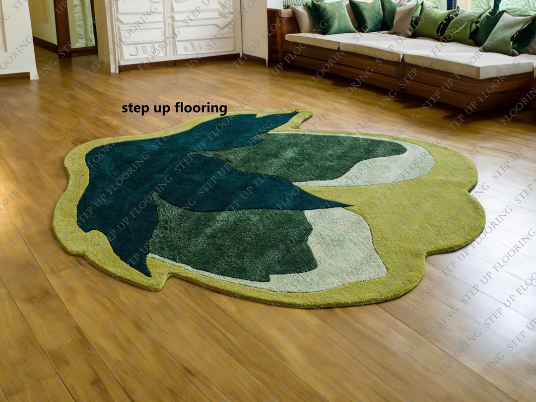 Hand Tufted Floral Pattern Design Hand Tufted Loloi Optimism Rug Denim ...