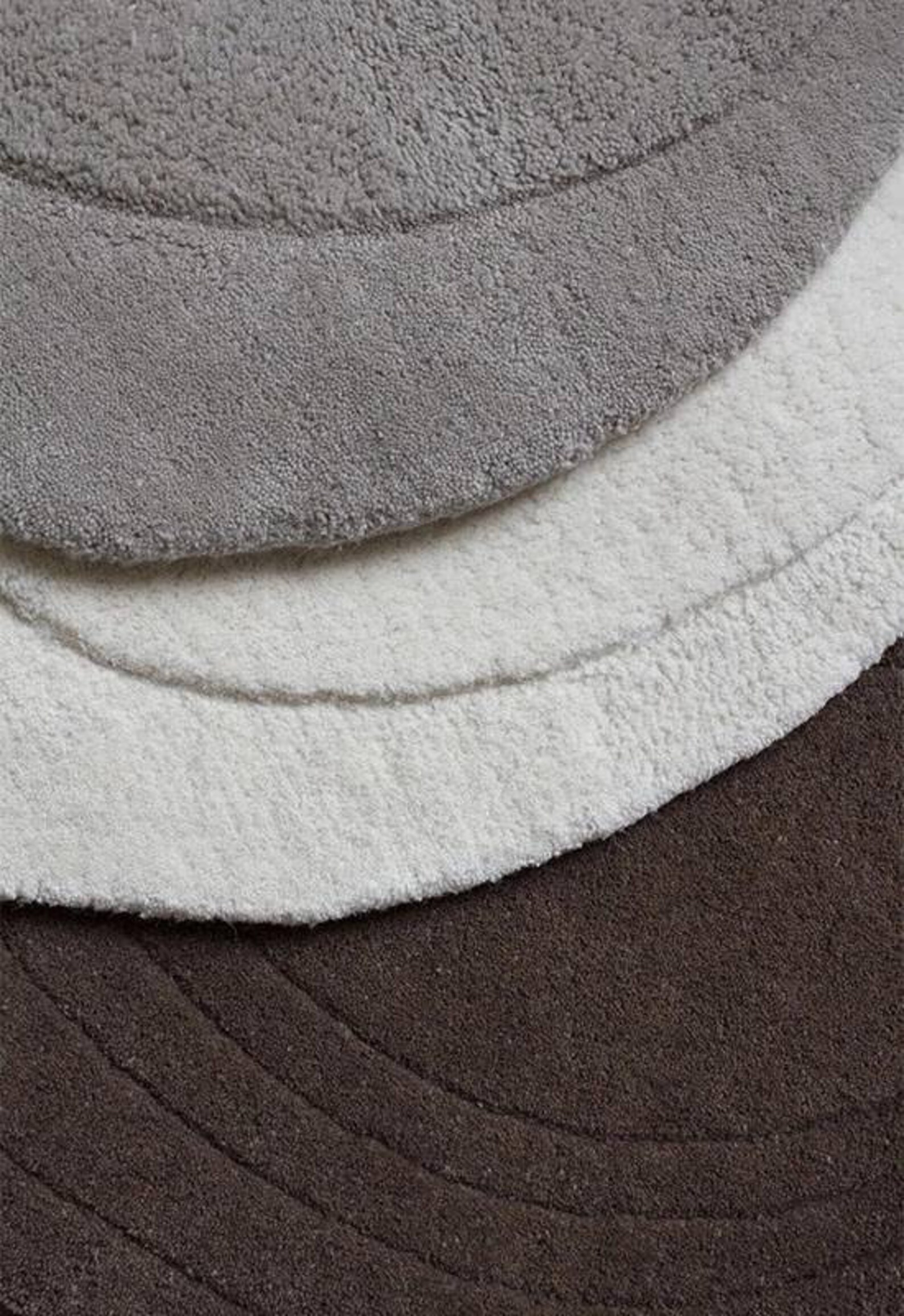 Blue Hand Tufted Kidney Shape Modern Wool Handmade Area Rug - Etsy