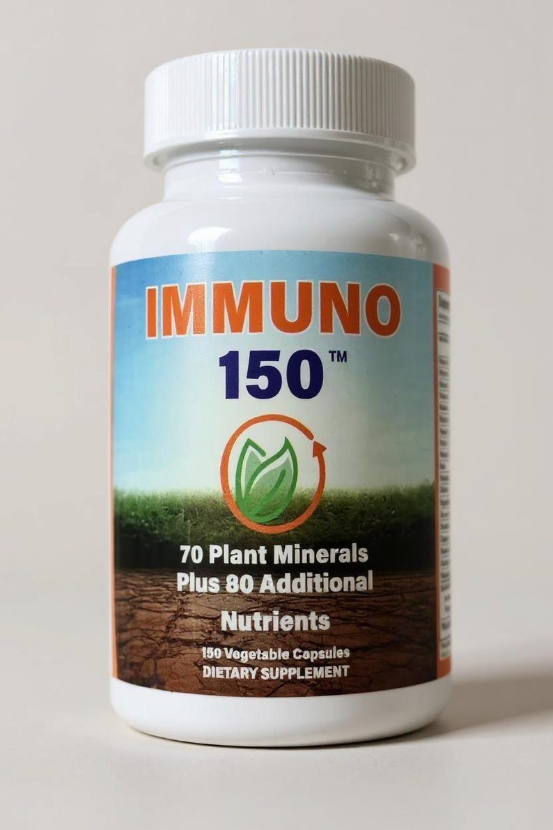 IMMUNO 150 Multivitamin Capsules -2 PACK Immune Support Supplement ...
