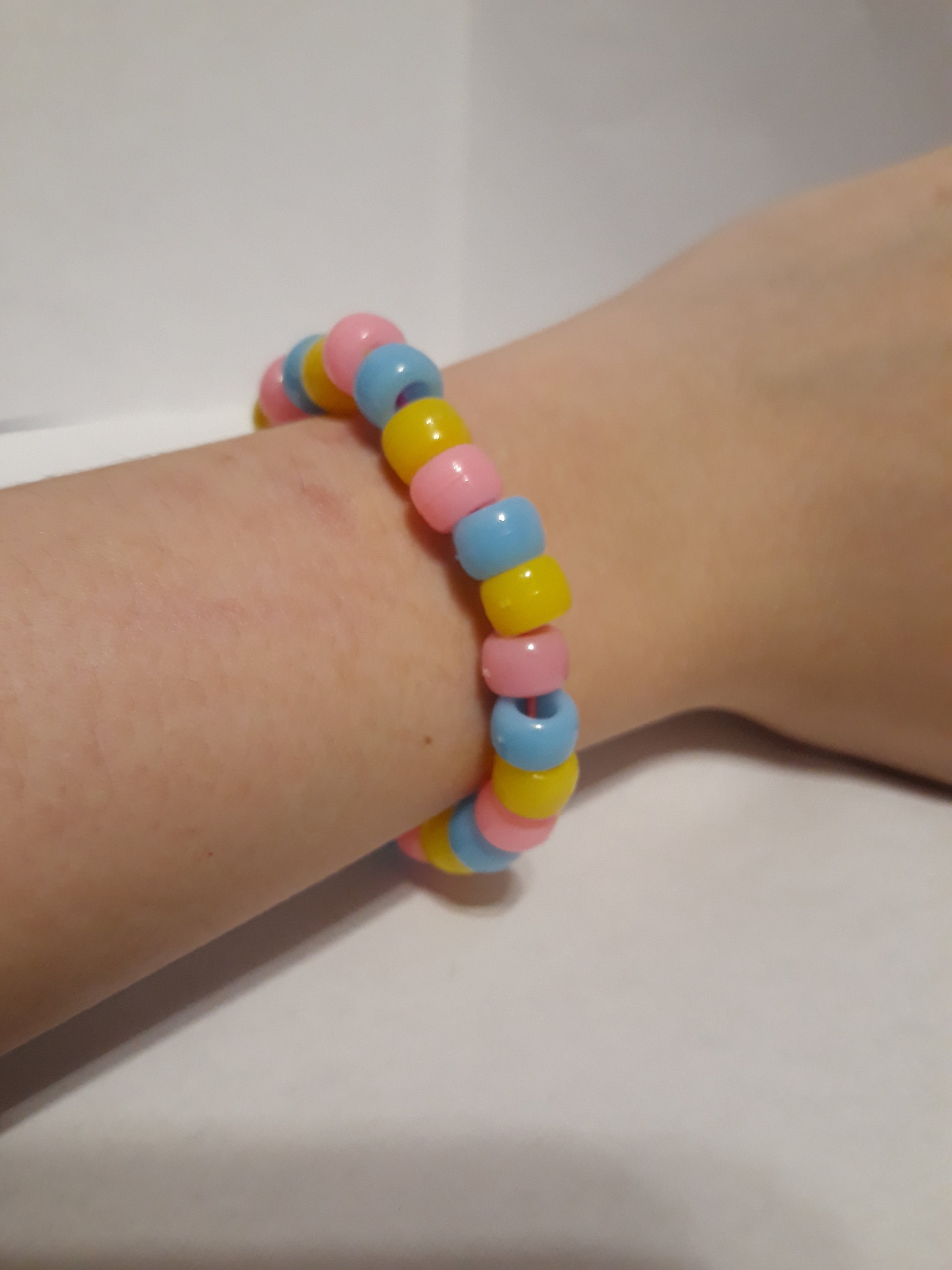 Lgbt Pansexual Pride Flag Kandi Single Etsy