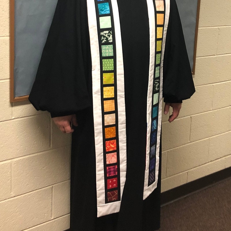 Rainbow Clergy Stole - Etsy