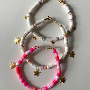 Heishi Beads Beaded Anklets Beaded Anklet With Seashells - Etsy