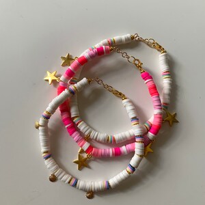 Heishi Beads Beaded Anklets Beaded Anklet With Seashells - Etsy