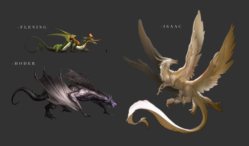 Custom Dragon Commission Art/ Design - Etsy