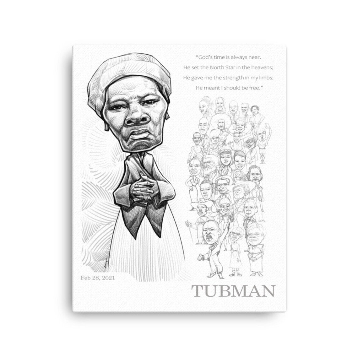 Harriet Tubman Wall Art | Etsy