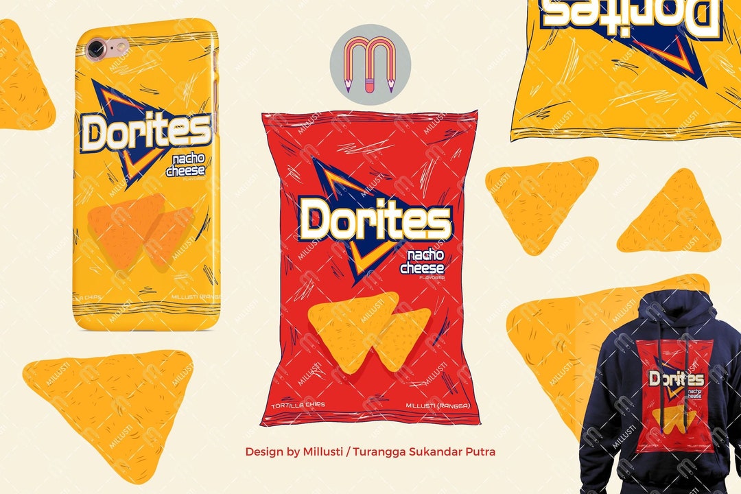 Custom Tortilla Chips Doritos SVG Editable Bags of Tortilla Chips Nacho ...