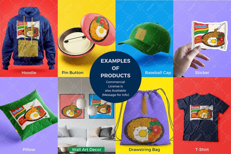 Indomie Fried Noodle SVG | Indomie Goreng SVG | Indonesian Food Asian ...