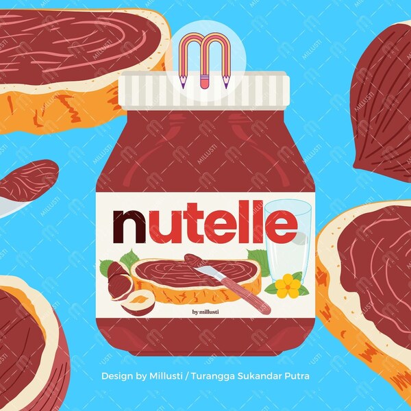 Nutella Svg - Etsy