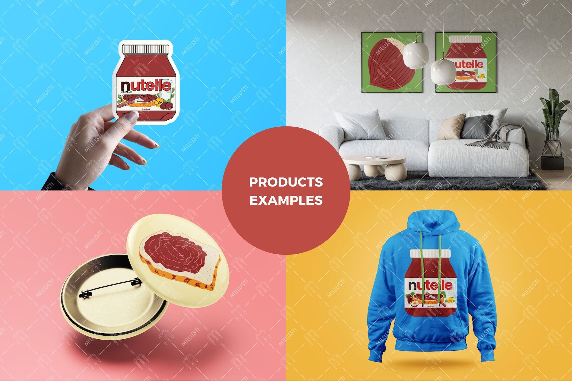 Nutella SVG Clipart | Hazelnut Cocoa Spread Nutella Jar Label EPS ...