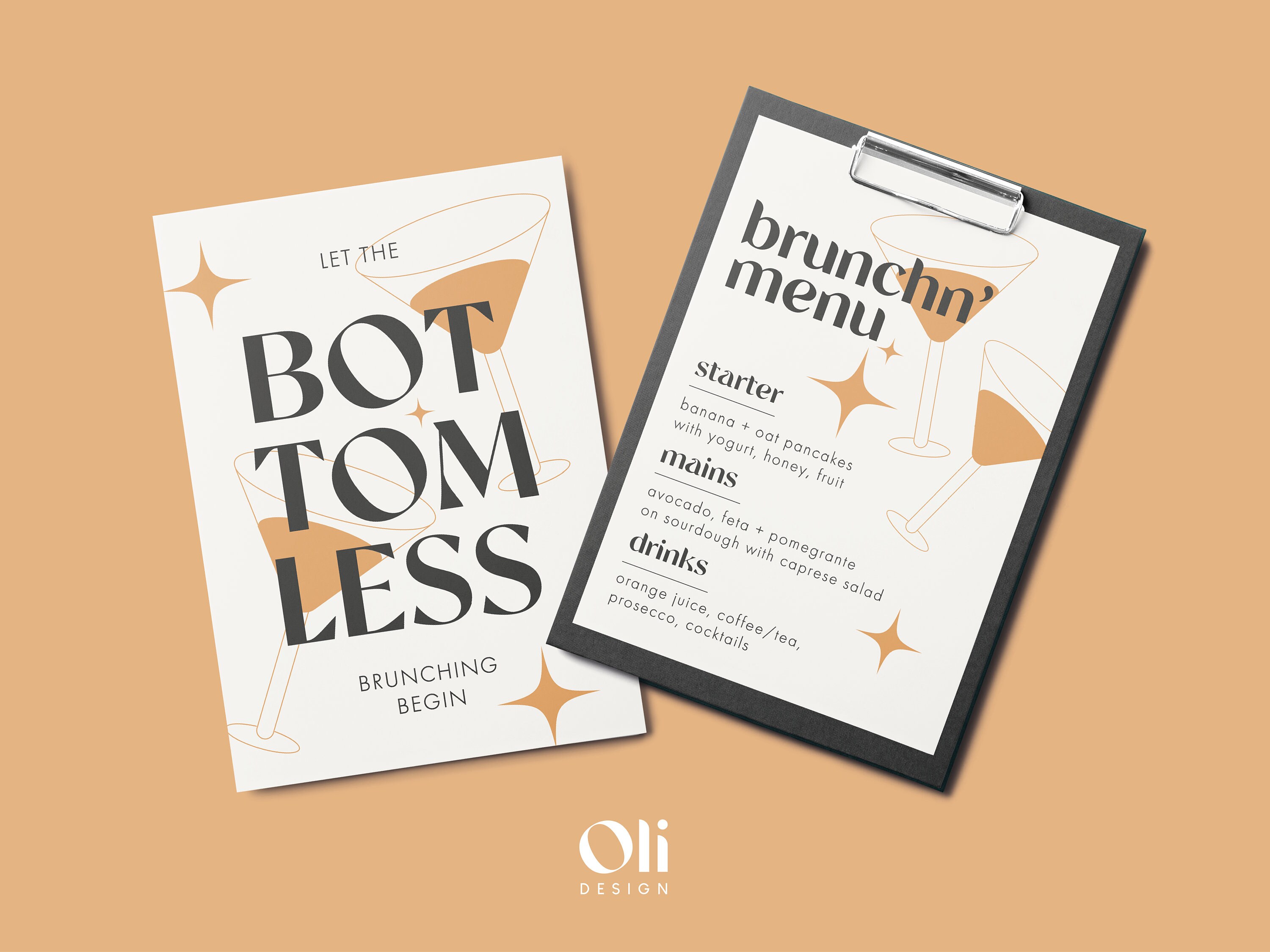 Bottomless Brunching Home Kit - Etsy UK