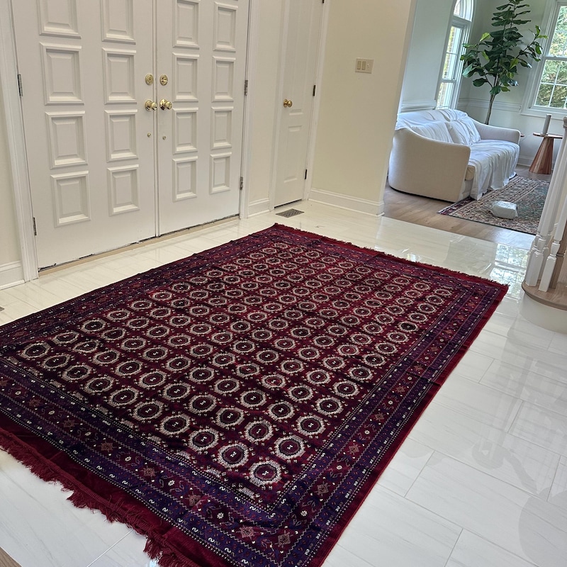 Afghan Bukhara Prayer Rug - Etsy