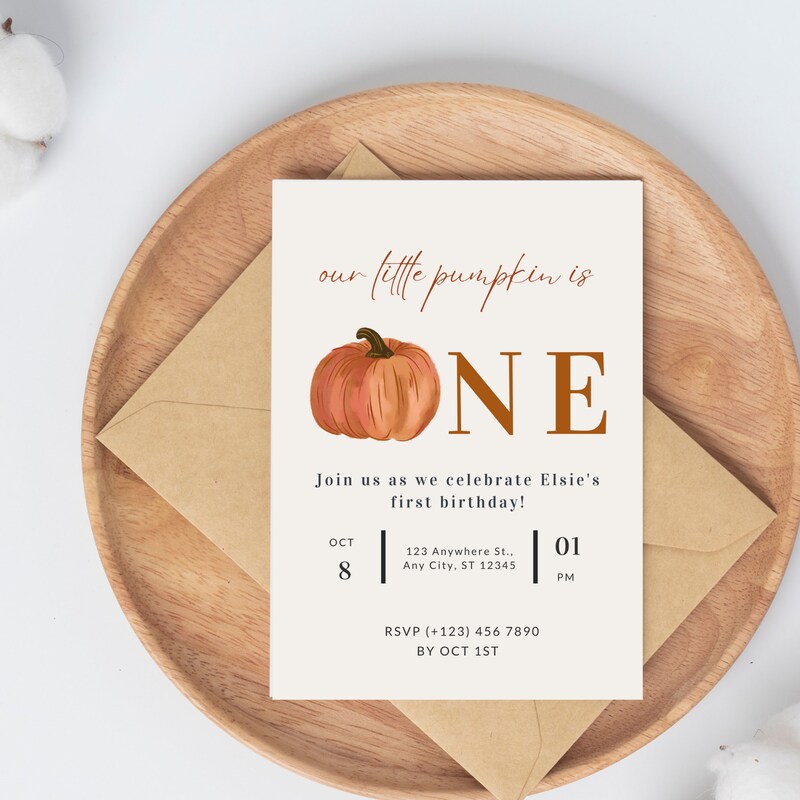 Fall First Birthday - Etsy