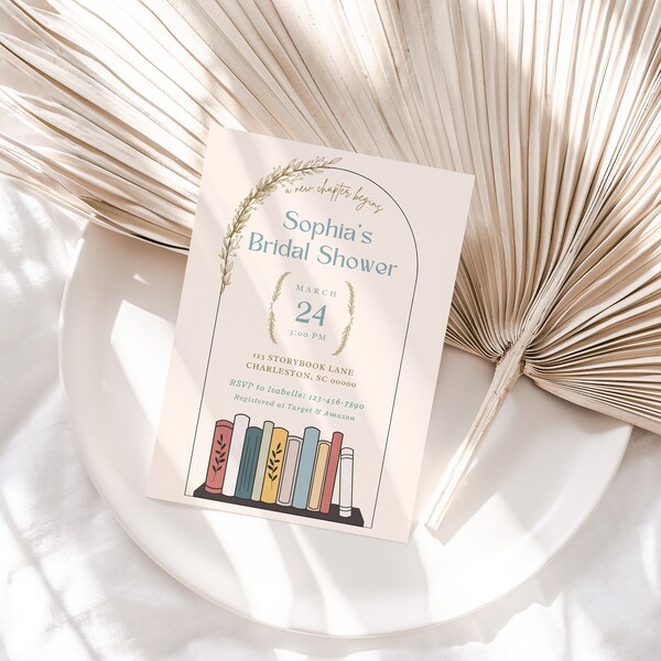 Book Invitation - Etsy
