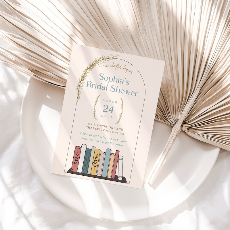 Book Invitation - Etsy