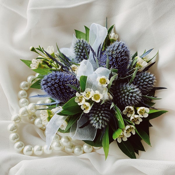 Blue Corsage - Etsy