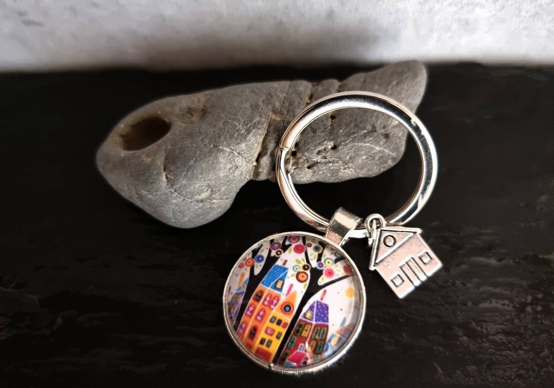 Keychain New Home Topping Out Ceremony House Apartment Keyring Airbnb ...