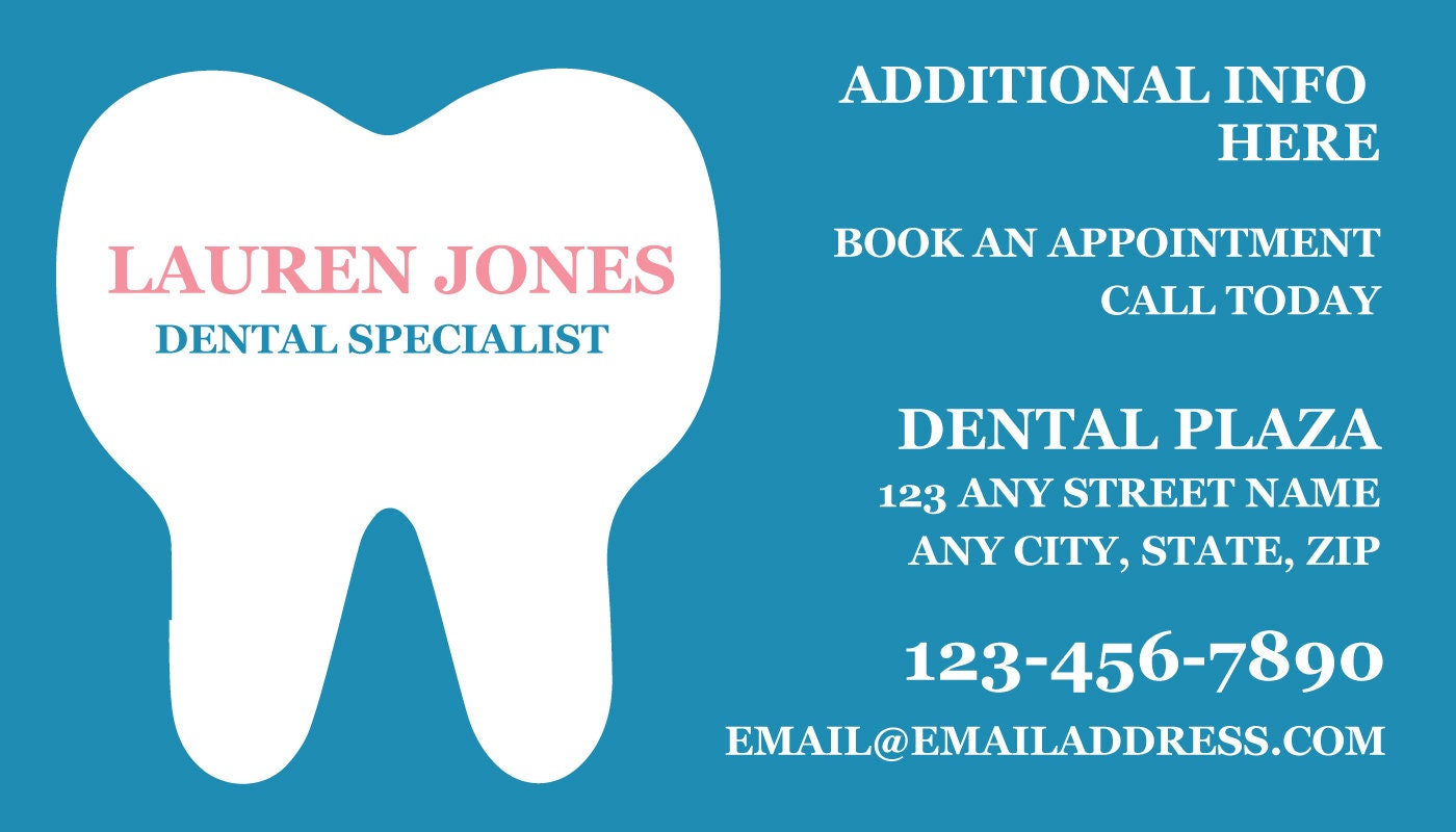 Cool Examples Of Dental Business Cards