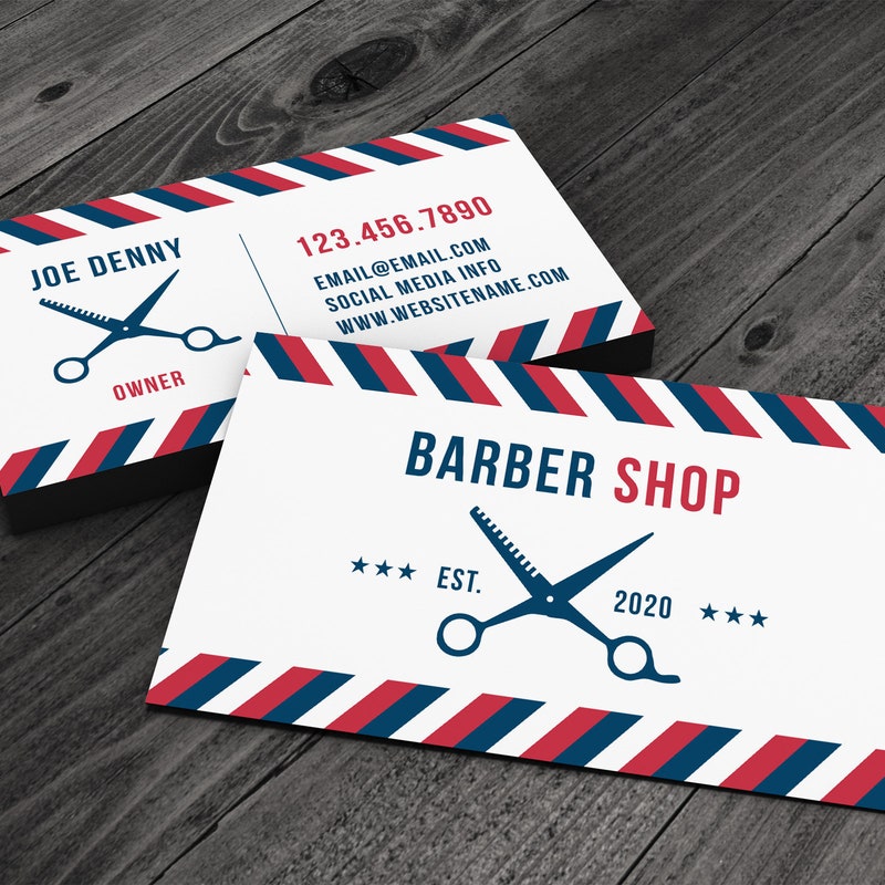 Barber Business Card - Etsy