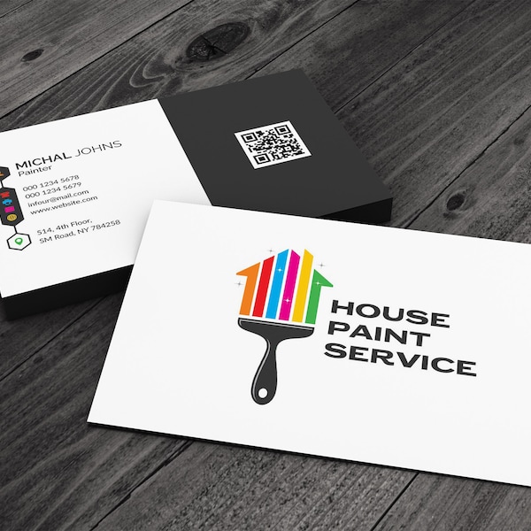 House Painter Business Card - Etsy