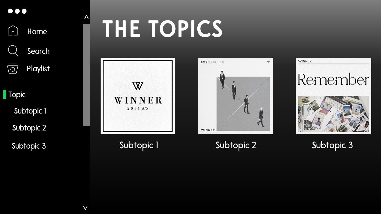 Spotify Google Slides Template