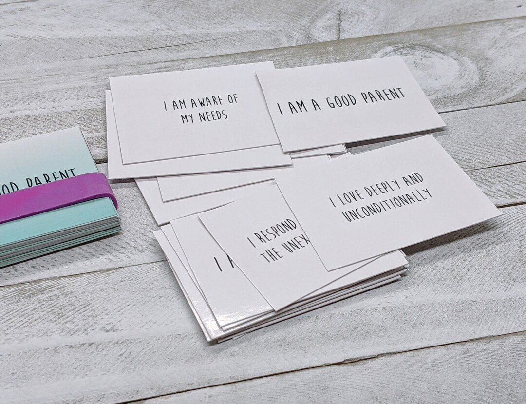 Parenting Affirmation Cards, Gentle Parenting Intentions, Mindful ...
