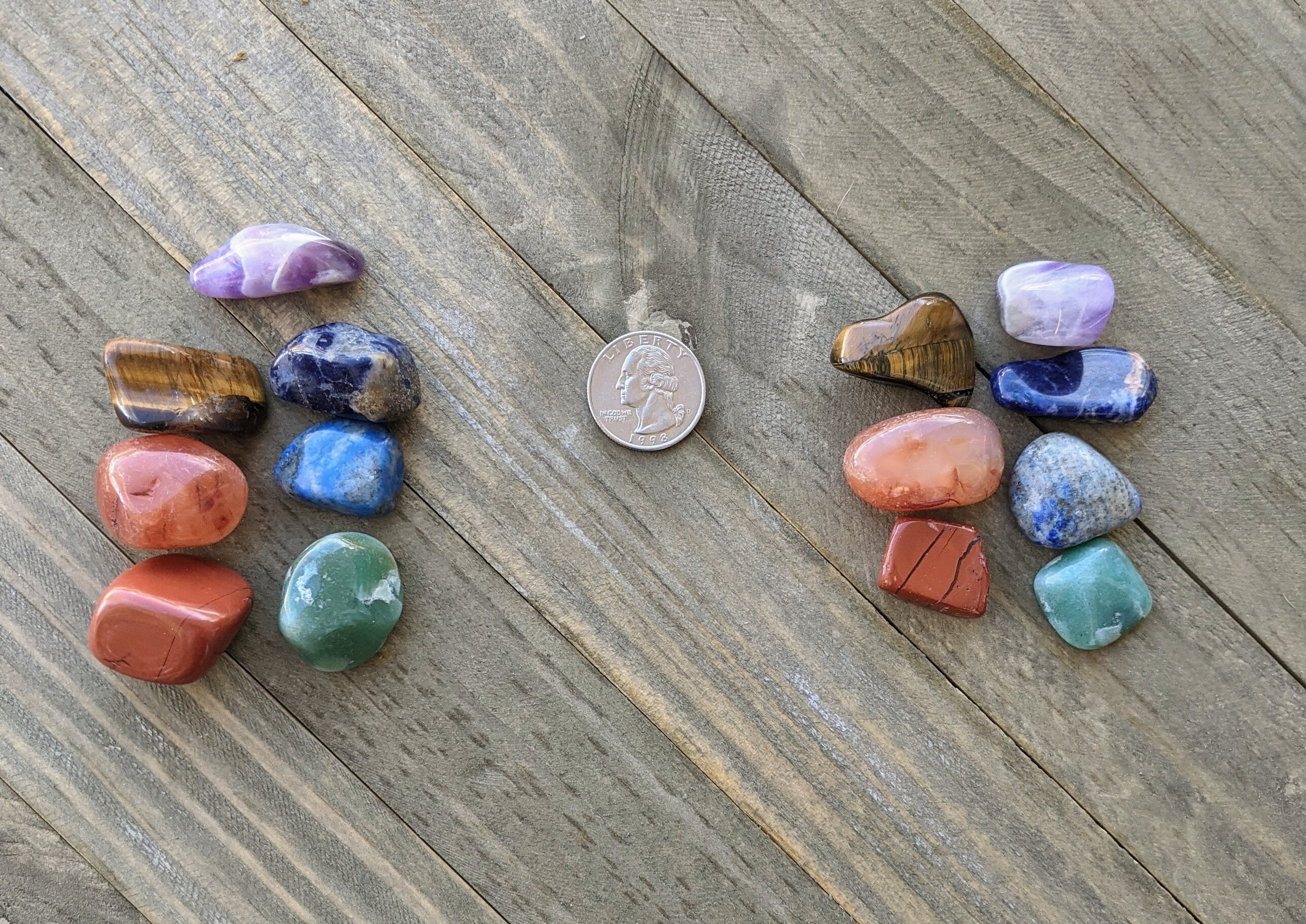 Chakra Stone Set, Meditation Crystals, Polished stones, Rough stones ...