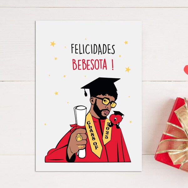 Bad Bunny Graduation Svg - Etsy