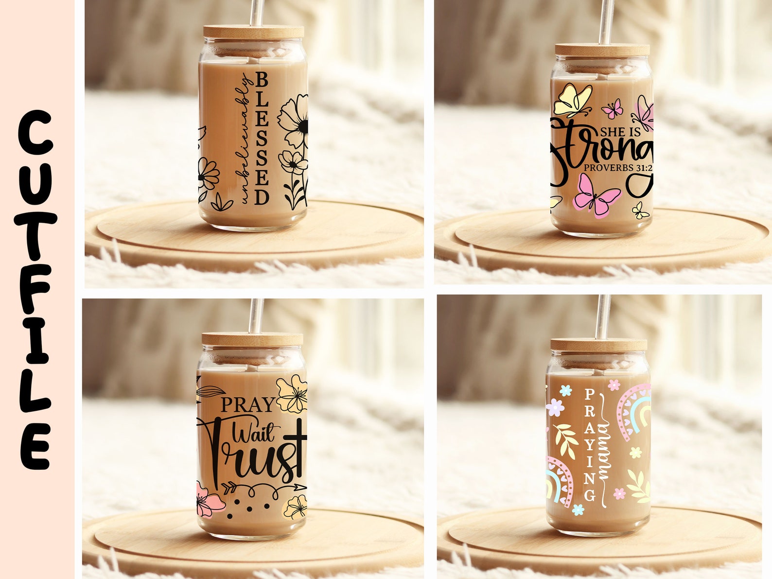 Faith SVG Bundle: Christian Beer Can Glass Wrap (digital Download) - Etsy
