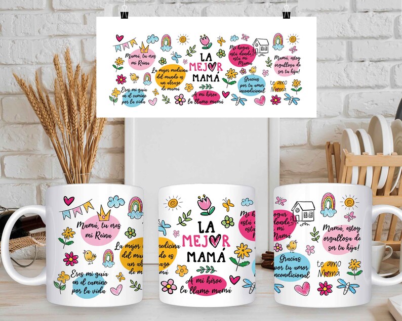 Spanish Mug for Mom Sublimation Design (digital Download) - Etsy