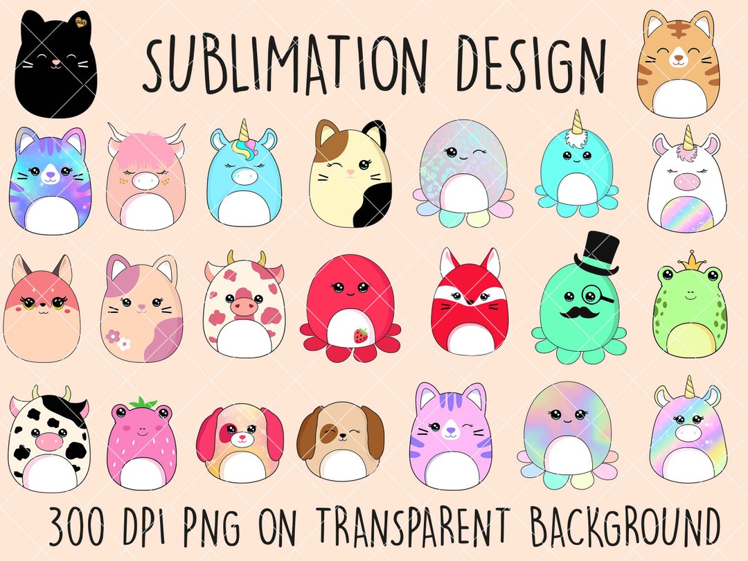 23 Squishmallows Png Clipart Images on Transparent Background ...