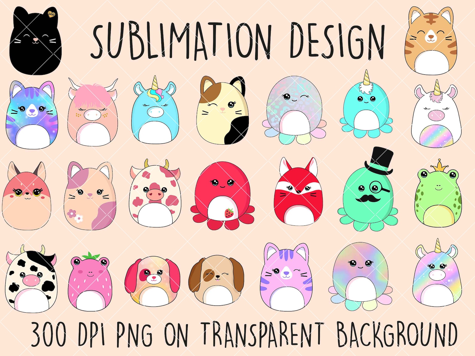 23 Squishmallows Png Clipart Images on Transparent Background - Etsy ...