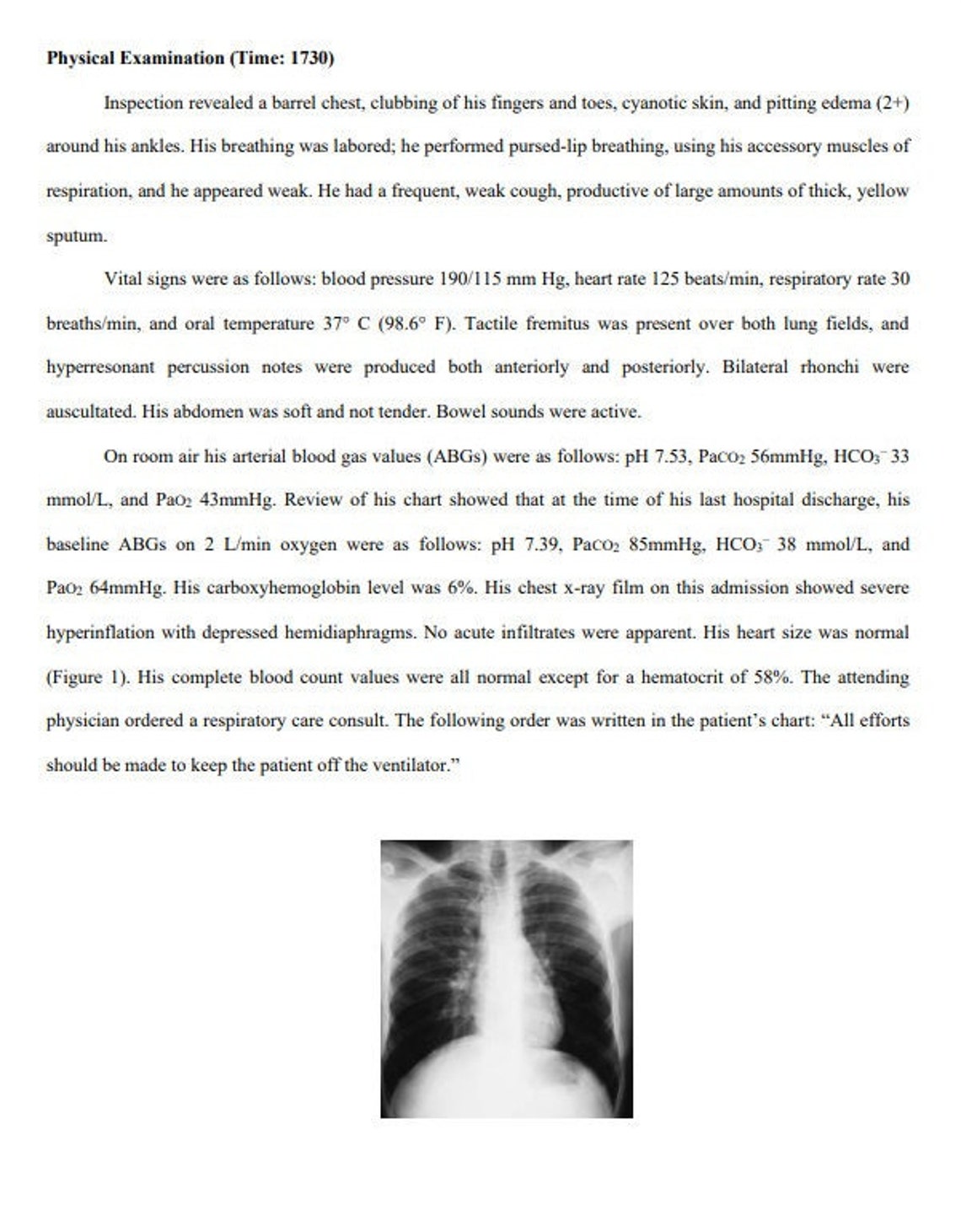 Case Study - Chronic Bronchitis - Instant PDF Download - Etsy