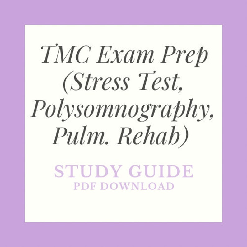 TMC Exam Prep Bundle – 8 in 1 Pdfs Study Guides for Respiratory Therapy ...
