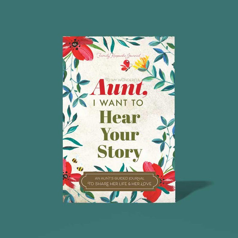 Aunt's Guided Journal: Hear Your Story (softback) - Etsy