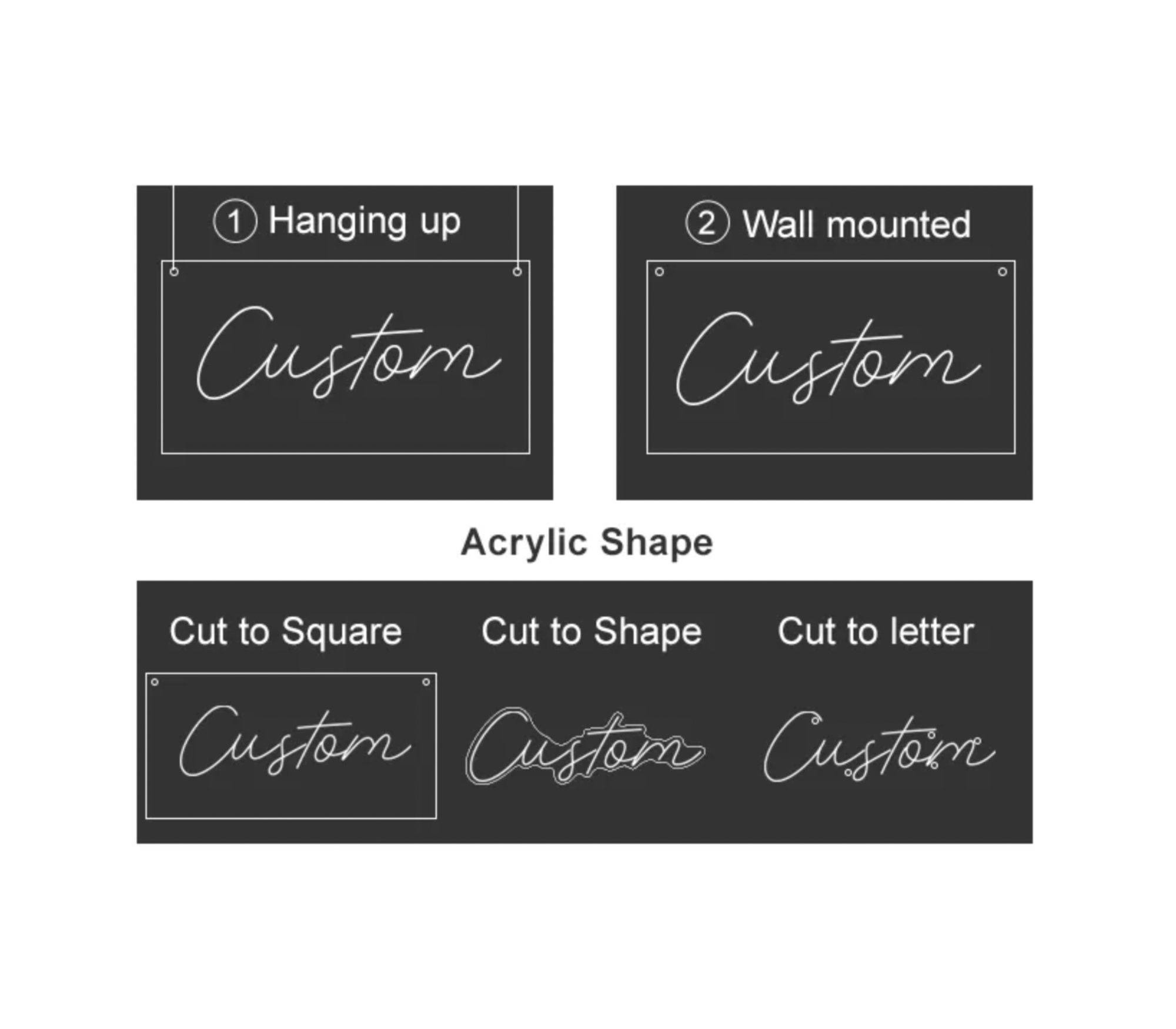 Classy Custom Neon Signs - Waterproof - Indoor / Outdoor - LED Signs ...