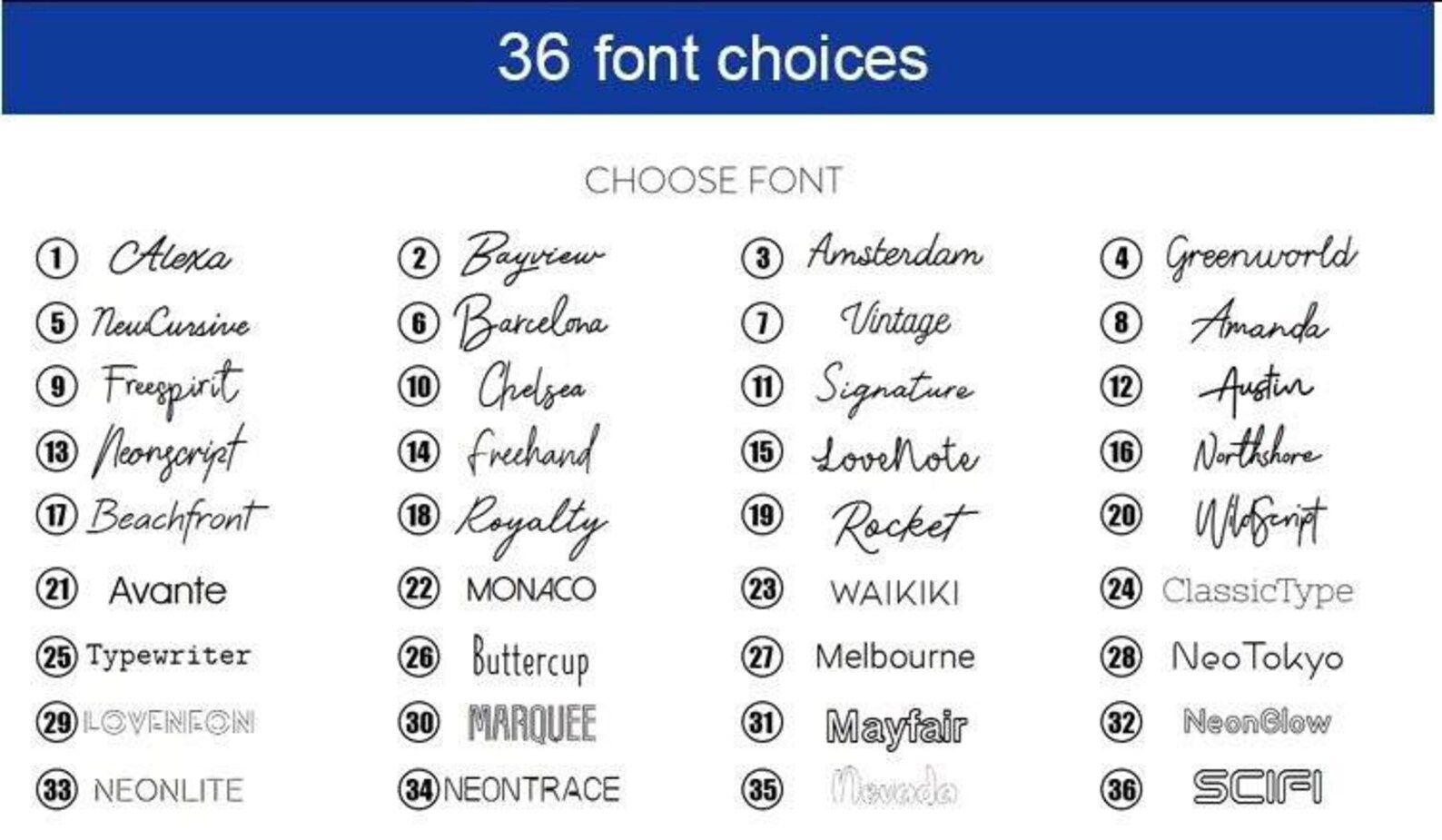 Classy Custom Neon Signs - Waterproof - Indoor / Outdoor - LED Signs ...