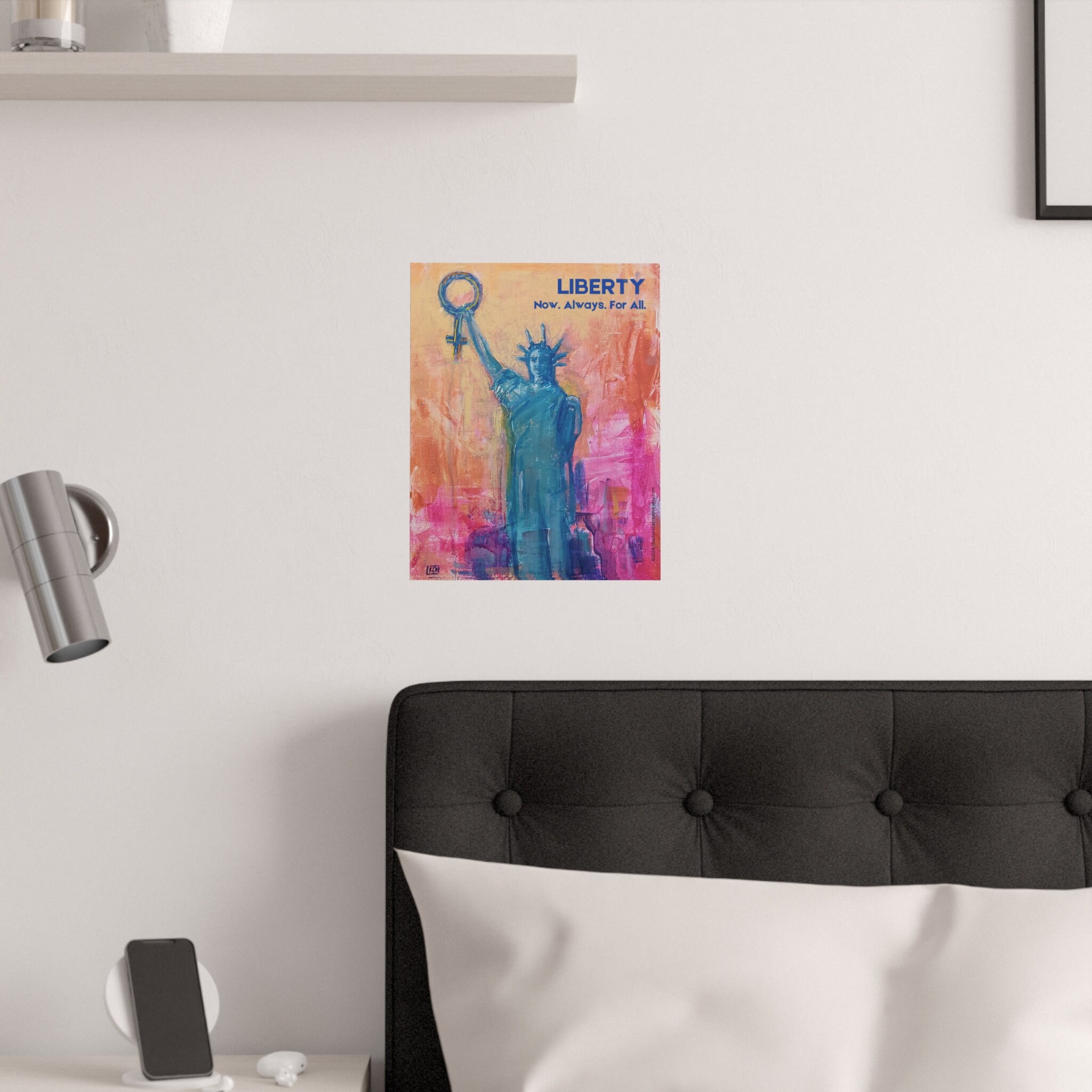 Feminist POSTER Wall Art 3 SIZES LIBERTY Womens Equal Rights Posters ...