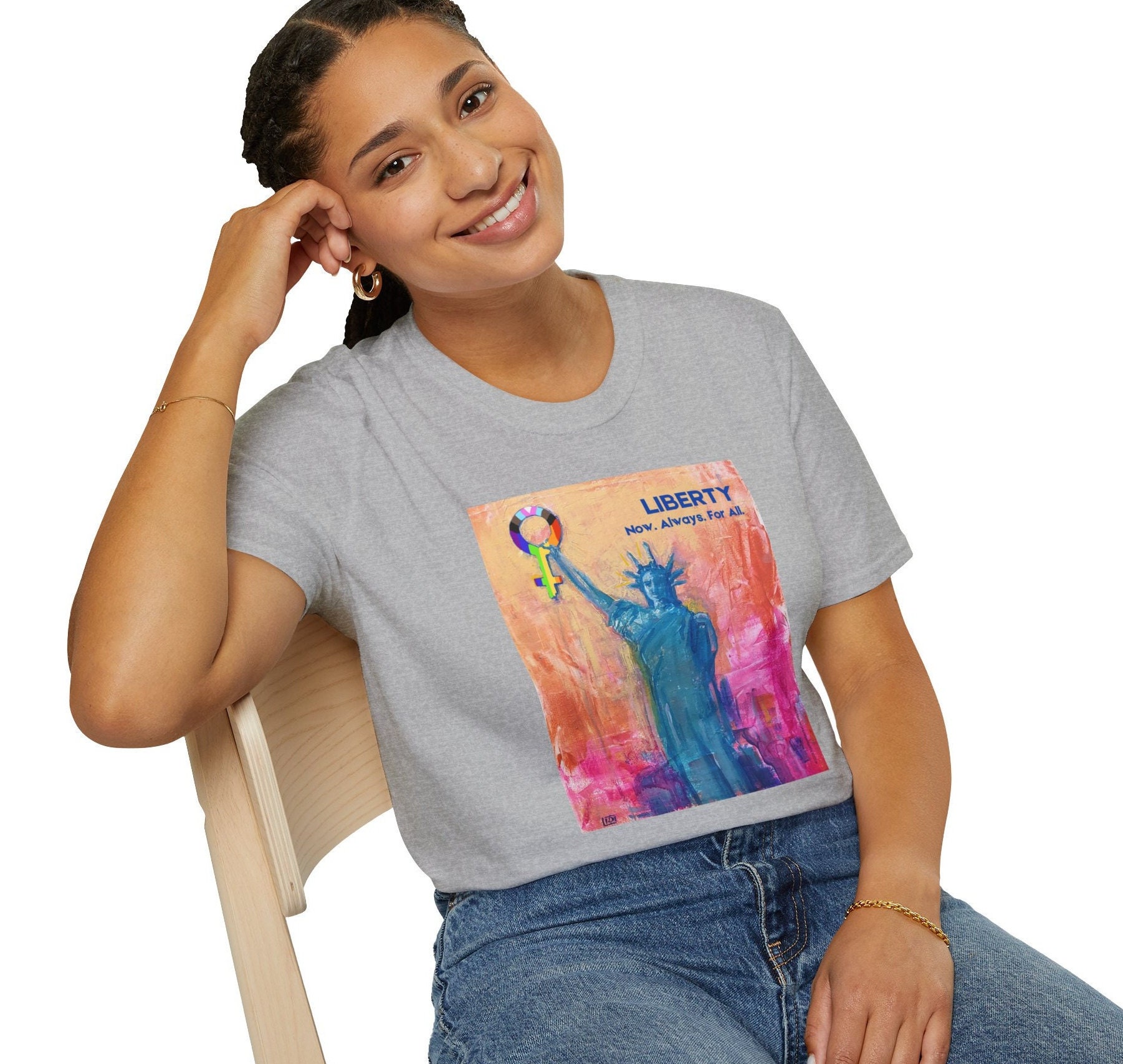 LESBIAN Shirt Woman Symbol PRIDE Flag Colors Lesbian Graphic Tee LGBTQ ...