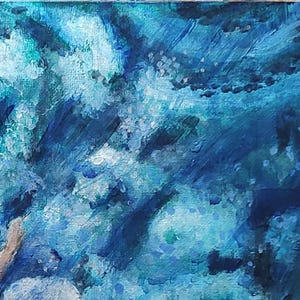 Ghost Painting | Dreaming or Drowning? Goth, Spooky, Gothic Wall Art ...