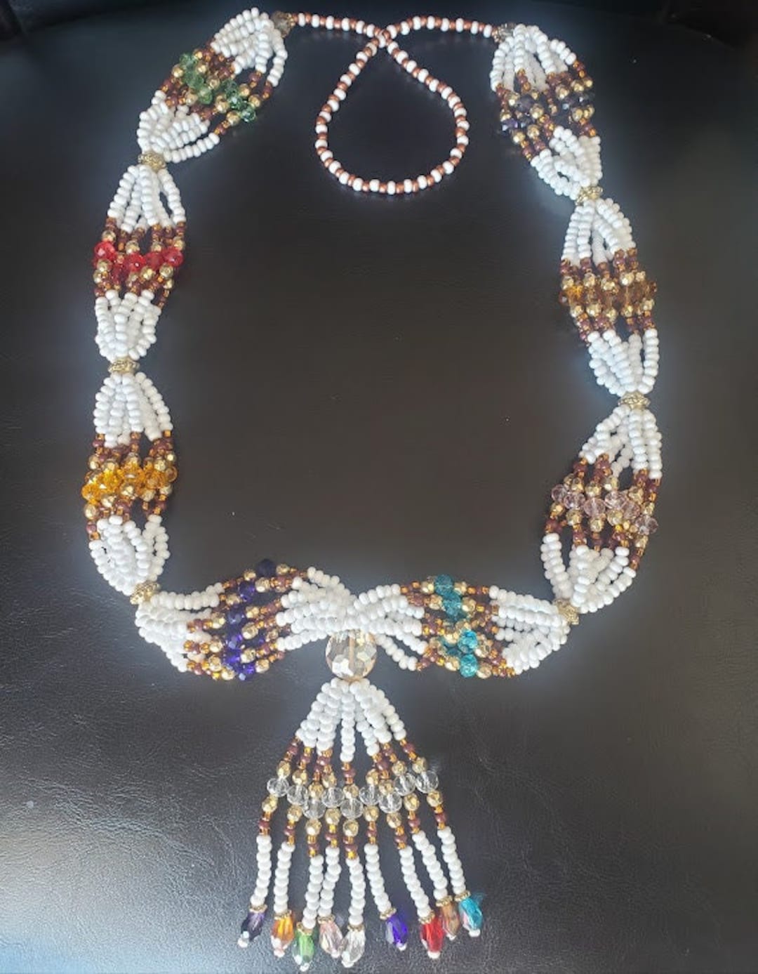 Obatala and Oya Mixed Mazo Necklace, Santeria, Ocha, African ...