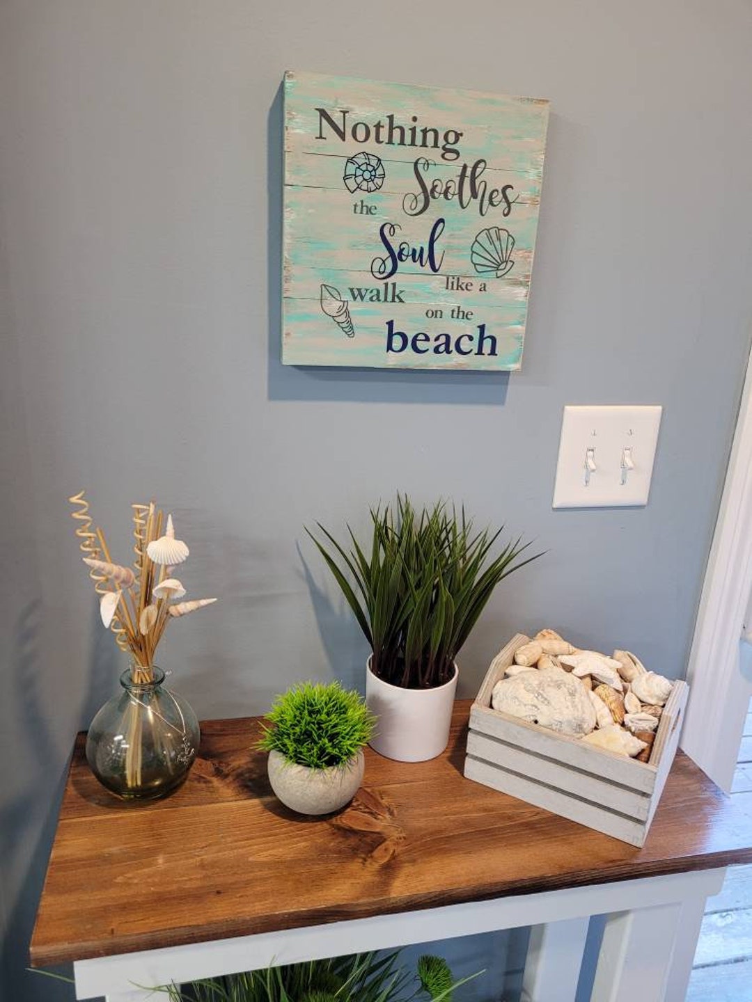 Beach Themed Wall Decor, Beach Decor, Beach House Decor, Cottage Decor ...