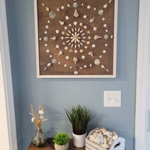 Shell Decor, Shell Wall Hanging, Beach Decor Beach Wall Hanging, Beach ...