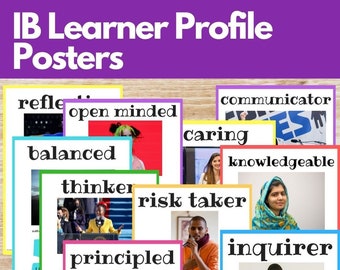 PYP MYP Learner Profile in PE Posters and Bunting - Etsy